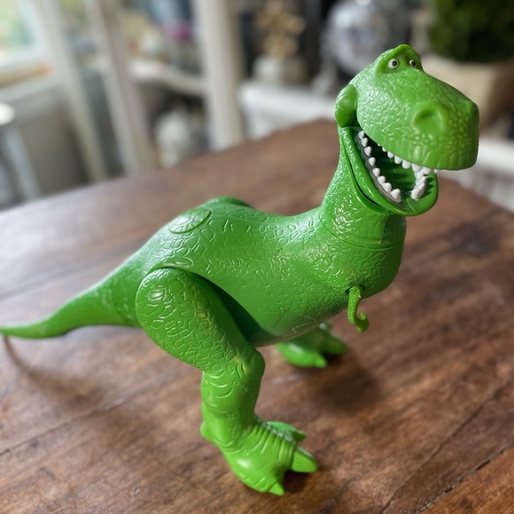 Disney | Toys | Toy Story Rex Grn Talking Dinosaur Posable Figure ...